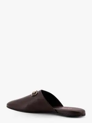Gucci Leather Mule With Horsebit Detail