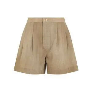 ERMANO SCERVINO Ermanno Scervino Wide Leg Pleated Shorts - Multicolor