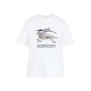 Burberry Frankie Ekd Check T-shirt - White