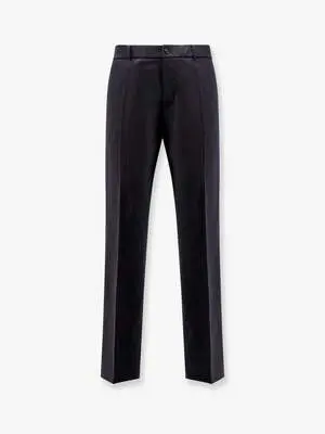 Moncler Wool Blend Trousers - Multicolor