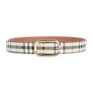 Burberry Check Belt - Multicolor
