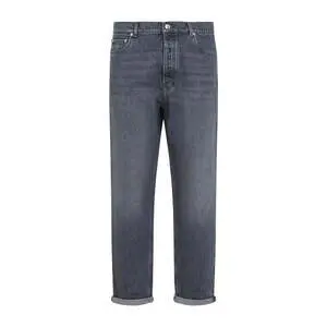 Brunello Cucinelli Brunello Cucinelli Straight-Leg Five-Pocket Jeans Gray