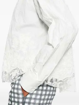 ERMANO SCERVINO Ermanno Scervino Embroidered Cotton Shirt