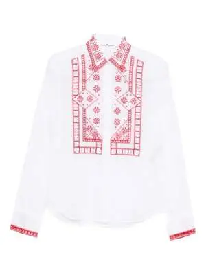 ERMANO SCERVINO Ermanno Scervino Shirt With Embroidery - Multicolor