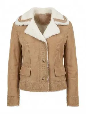 ERMANO SCERVINO Ermanno Scervino Shearling Jacket - Multicolor