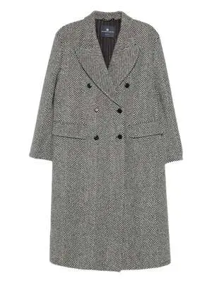 ERMANO SCERVINO Ermanno Scervino Double-breasted Coat - Multicolor