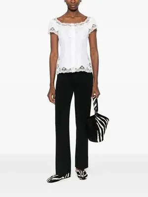 ERMANO SCERVINO Ermanno Scervino Palazzo Knit Pants