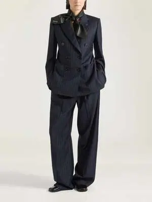 Givenchy Double-breasted Pinstripe Blazer