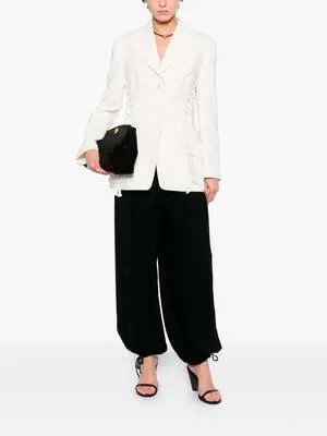 ERMANO SCERVINO Sahariana" Blazer With Lace-up Detail