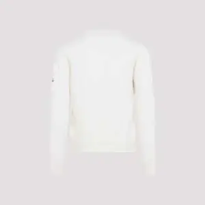 Moncler Wool Crew Neck Sweater With Utility Pocket - Multicolor