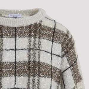 Brunello Cucinelli Check Sweater