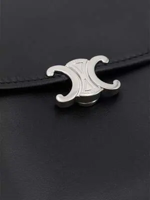 Celine Soft Triomphe Leather Shoulder Bag
