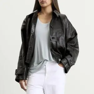 RÓHE Leather Blouson Jacket