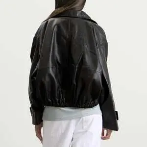 RÓHE Leather Blouson Jacket