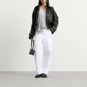 RÓHE Leather Blouson Jacket