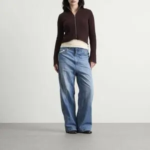 MAISON MARGIELA Zip Up Knitted Cardigan