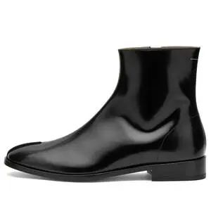 MAISON MARGIELA Leather Ankle Boot - Black
