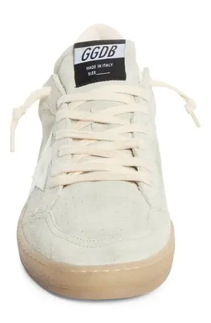 GOLDEN GOOSE Ball Star Low Top Suede Sneakers - Seedpearl