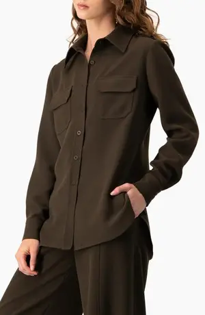 IVONNE Military Inspired Shirt Jacket