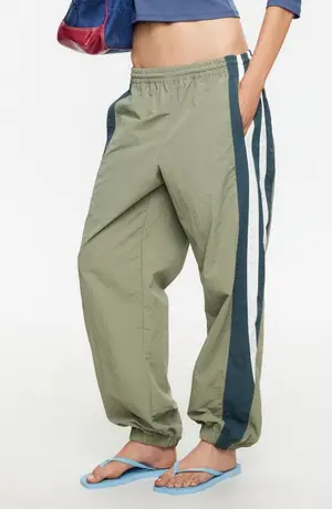 Lioness Aniston Striped Nylon Pants