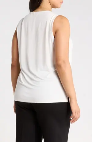 Anne Klein Keyhole Sleeveless Top