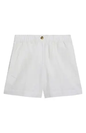 Helmut Lang Cotton & Linen Blend Shorts