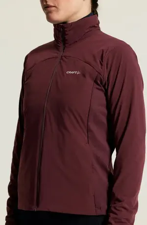 CRAFT Adv Essence Warm Performance Jacket - Dark Fig
