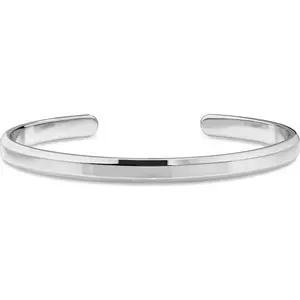 DEVATA 925 Sterling Rhodium-plated Cuff Bracelet