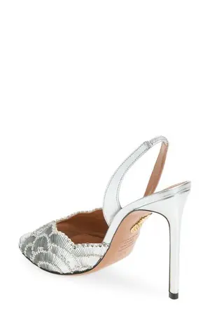 AQUAZZURA Ce Soir Slingback Sandal