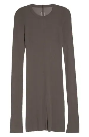 Rick Owens Rib Long Sleeve T-shirt - Dust