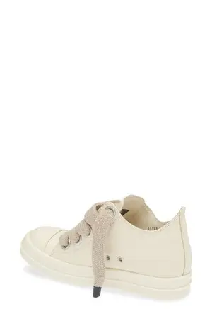 Rick Owens Jumbolace Low Top Sneakers - Milk/milk/milk