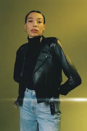 ALYSON EASTMAN Moto Jacket - Black