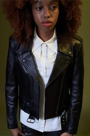ALYSON EASTMAN Moto Jacket - Black