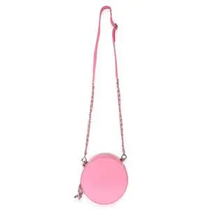 Chanel Glazed Calfskin Round Bag