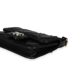 Chanel Quilted Lambskin Belt Bag - Black