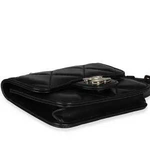 Chanel Quilted Lambskin Belt Bag - Black