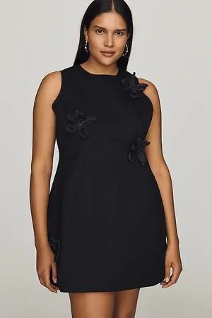 MAUDE CLUB Loretta Sleeveless Mi Dress - Black