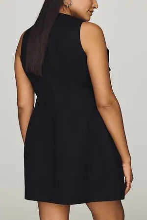 MAUDE CLUB Sleeveless Embellished Mini Dress