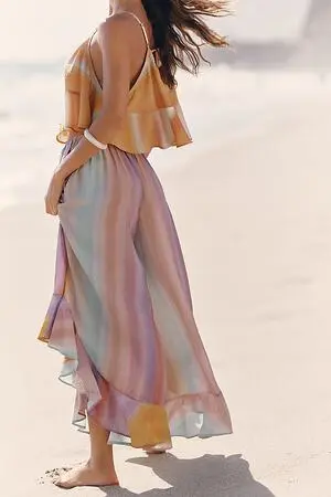 CELANDINE Ruffle Harem Pants