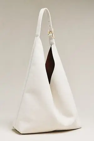 Ivory Slouchy Shoulder Bags