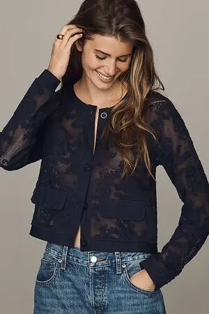 SNDYS. Isabel Cardigan Jacket - Navy
