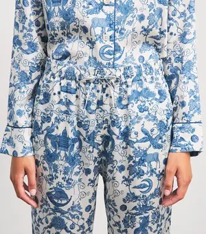 Harrods Silk Menagerie Pyjama Set