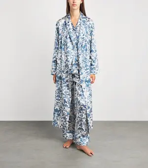 Harrods Silk Menagerie Night Robe