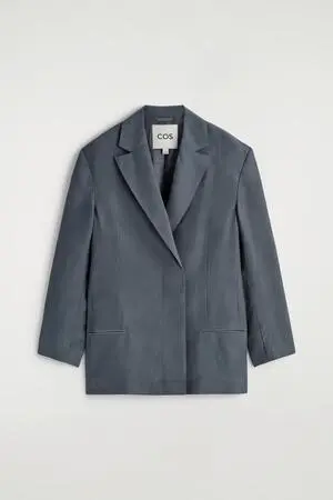 Cos Washed-silk Blazer