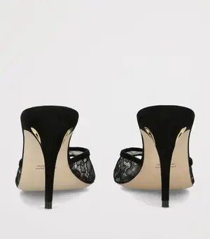 Jennifer Chamandi Lace Guido Mules 85
