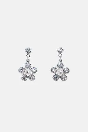 Simone Rocha Daisy Earrings - White