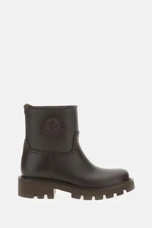 Moncler Kickstream Rain Boots - Brown