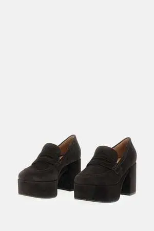 GIANVITO ROSSI Jenna Suede Moccasins