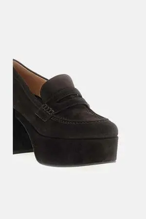 GIANVITO ROSSI Jenna Suede Moccasins