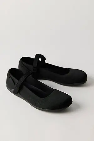 XERO SHOES Cassie Knit Mary Jane Flats - Black